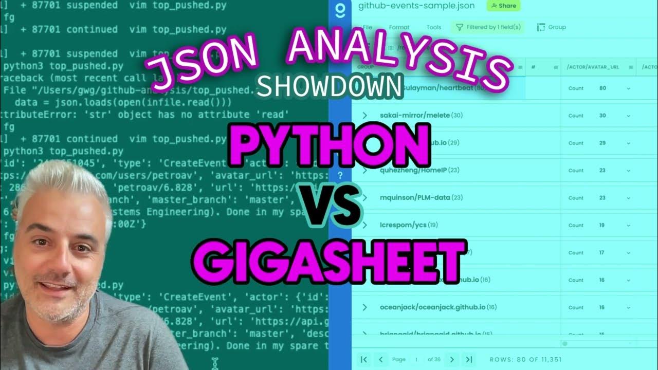 Basic JSON Data Analysis: Python vs No-Code - YouTube