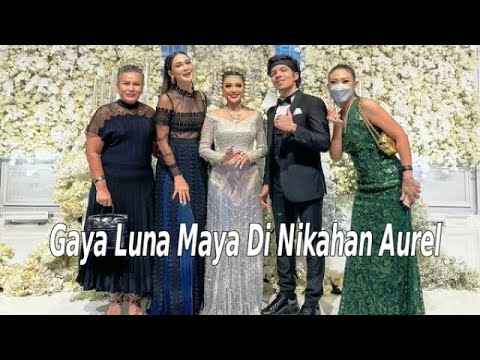 Elegan Jadi Tamu Nikahan Aurel, Harga Dress Terawang Luna Maya Bikin Kaget