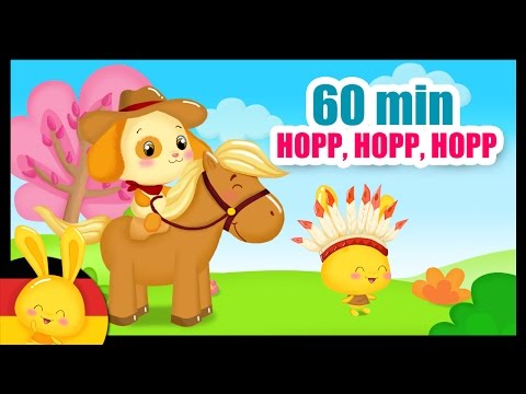Hopp, hopp, hopp, Pferdchen lauf Galopp und weitere deutsche Kinderliedklassiker in 60 min