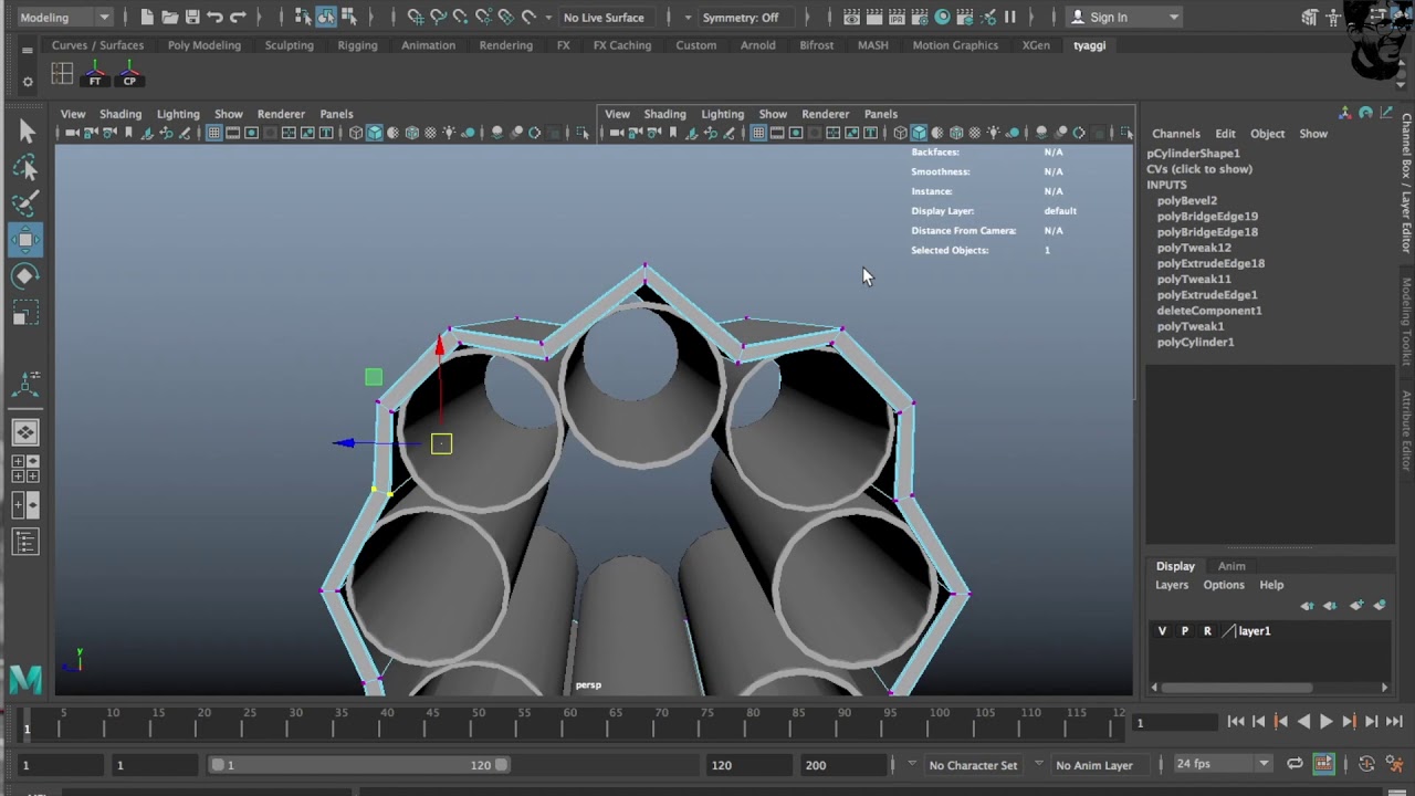 Gun (Maya) 3D Model, Ep - 1 - YouTube