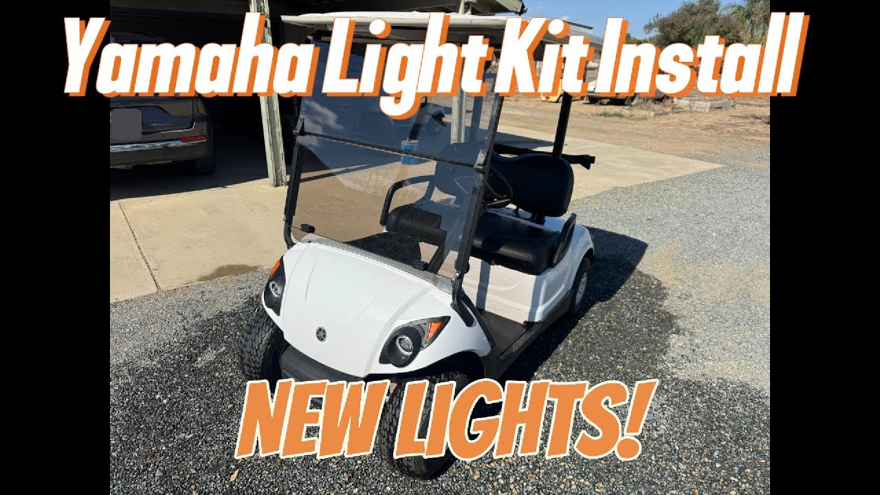 Yamaha G29 Light Kit Install - YouTube