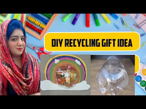 Diy plastic bottle recycling idea|Recycling ideas |gift packing|cute ...