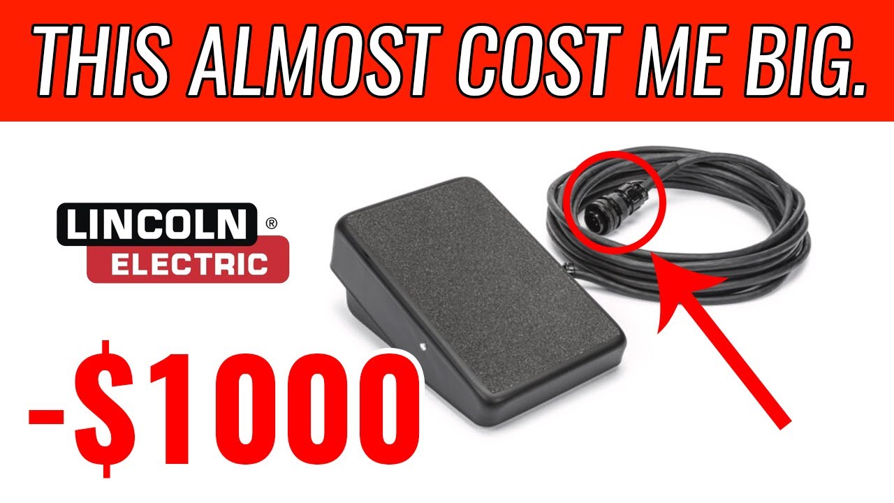 Lincoln K870 Amptrol Footpedal Connector Repair - YouTube