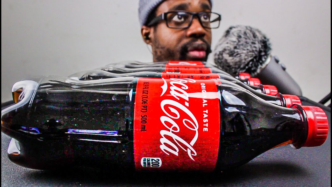 ASMR DRINKING COCA COLA SODA | ASMR TY - YouTube