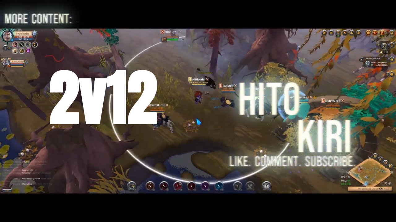 Albion Online | Bear Paws & Iron Root | 2 V 12 - YouTube
