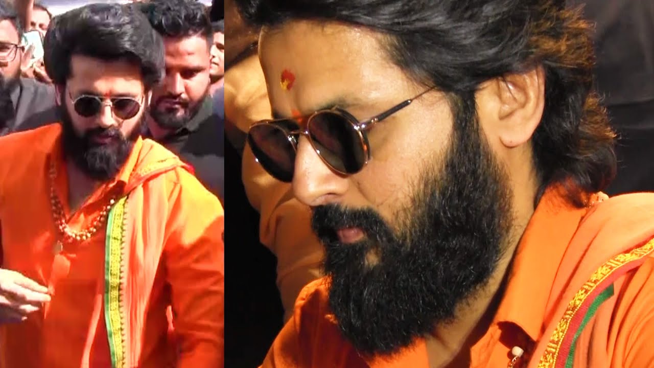 Hero Nithin New Look in Anjaneya Swamy Mala | TFPC - YouTube