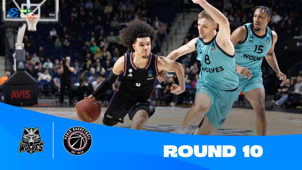 Wolves Vilnius-Paris Basketball | Round 10 Highlights | 2023-24 BKT ...