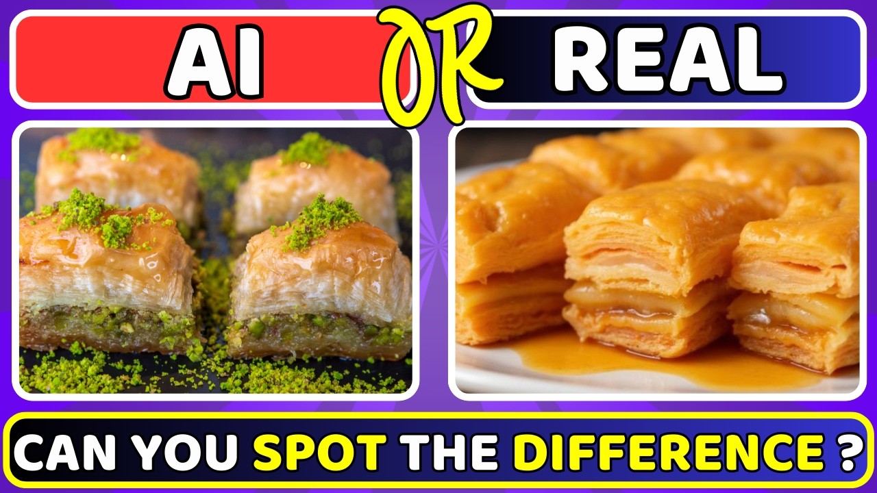 AI Vs Real Quiz🤯 | Only 1 Picture Is Real! Can You Spot It ? | Family ...