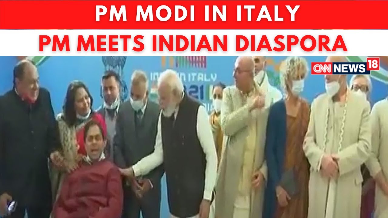 PM Modi Meets The Indian Diaspora In Rome, Italy | PM Modi Live | PM ...
