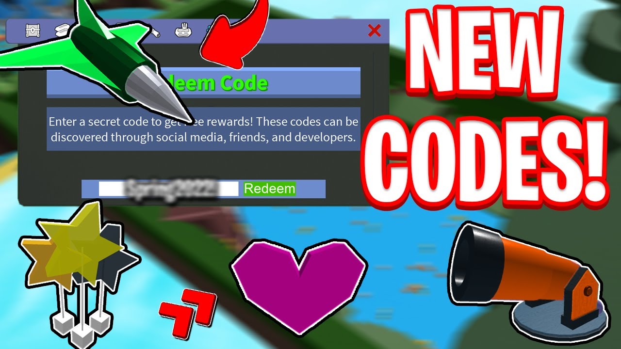 *NEW* Build a boat for treasure All New Codes! | Roblox Build A Boat ...