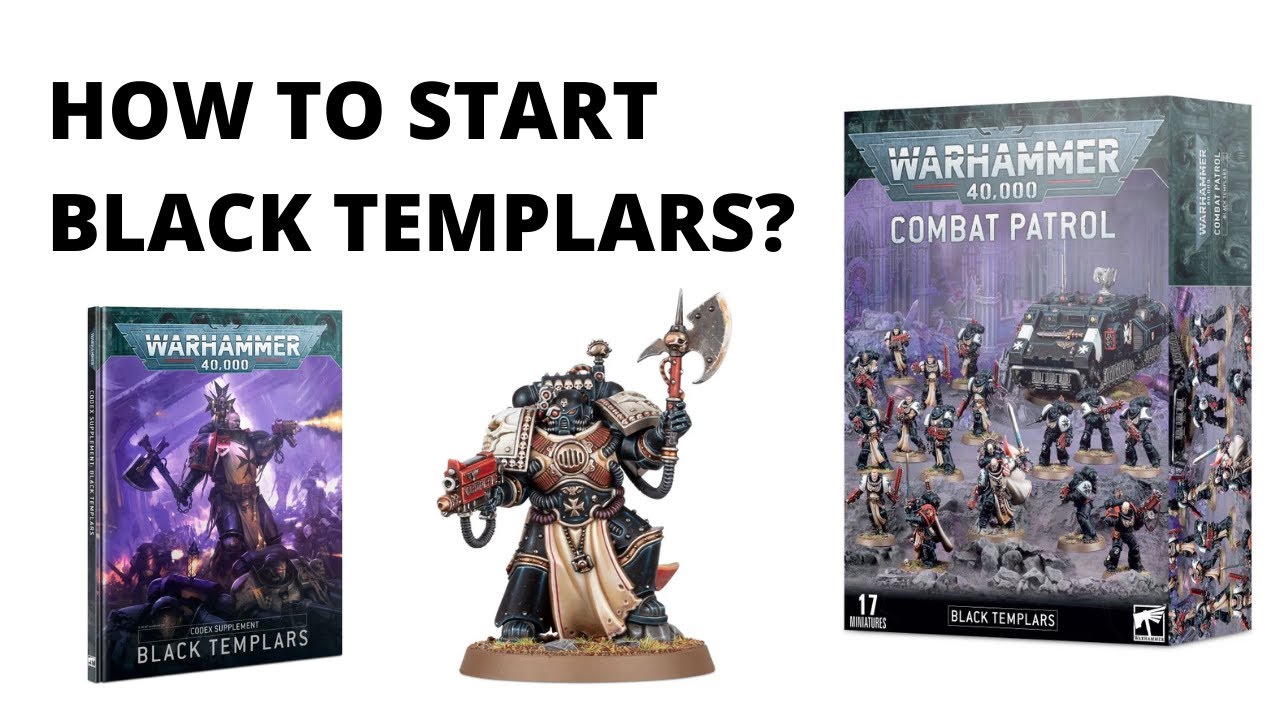 How to Start a Black Templars Army in Warhammer 40K - YouTube