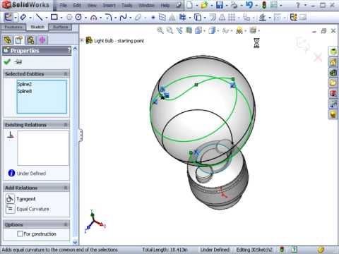 How to Connect Intricate Surfaces in SOLIDWORKS - YouTube