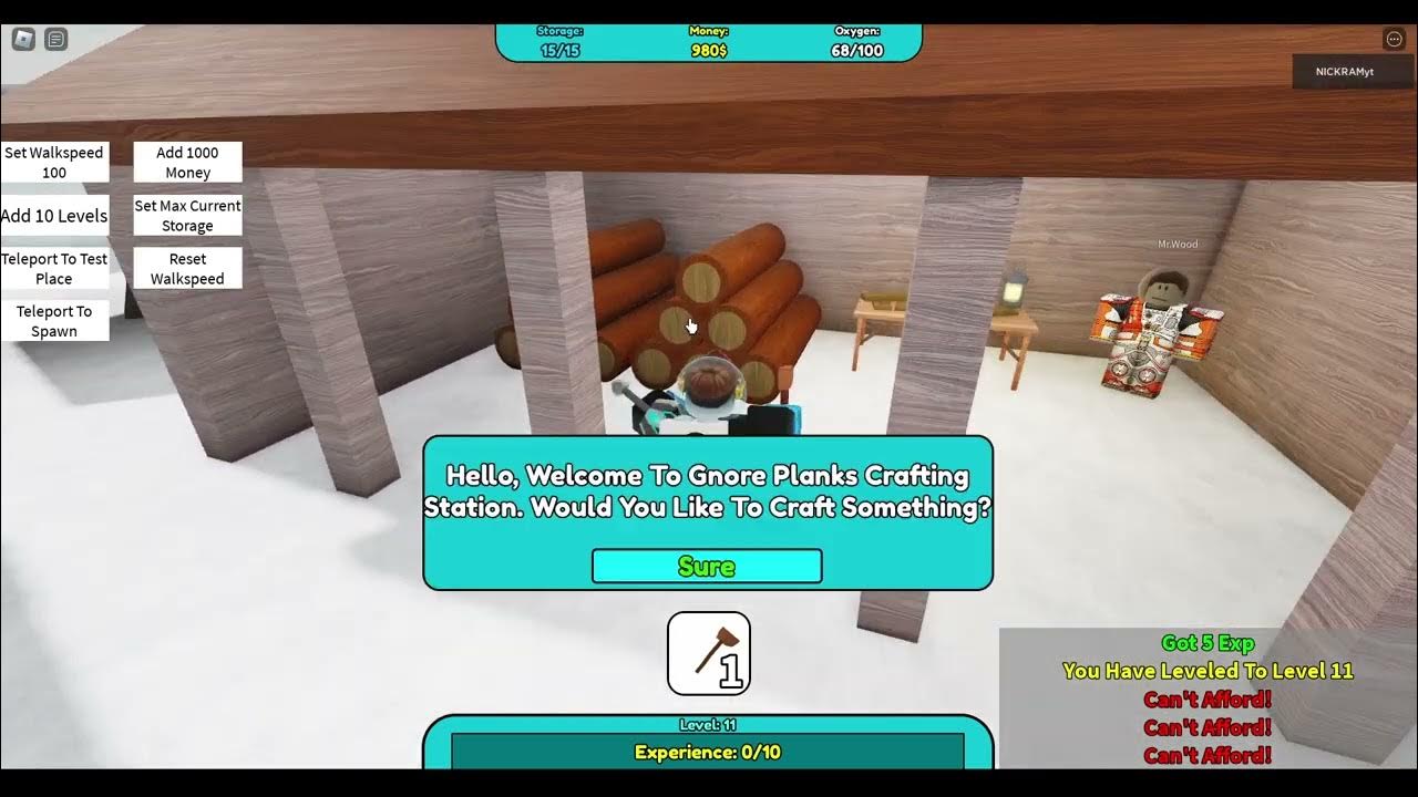 Level Zones And Crafting System | My Planet Simulator DevLog #4 | ROBLOX - YouTube