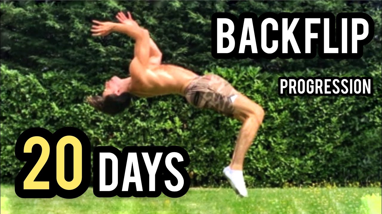 I Tried To BACKFLIP EVERYDAY For 20 Days - Backflip Progression - YouTube