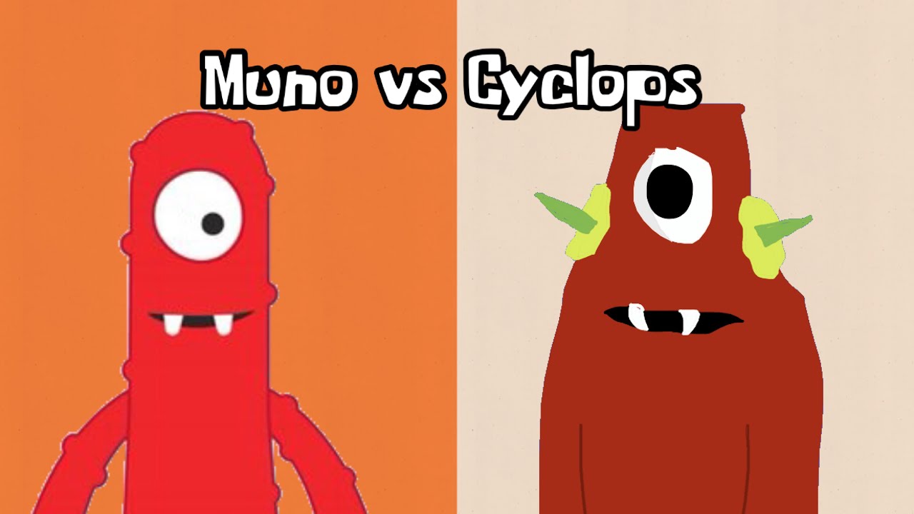 Yo Gabba Gabba Plush Edition: Muno vs Cyclops - YouTube