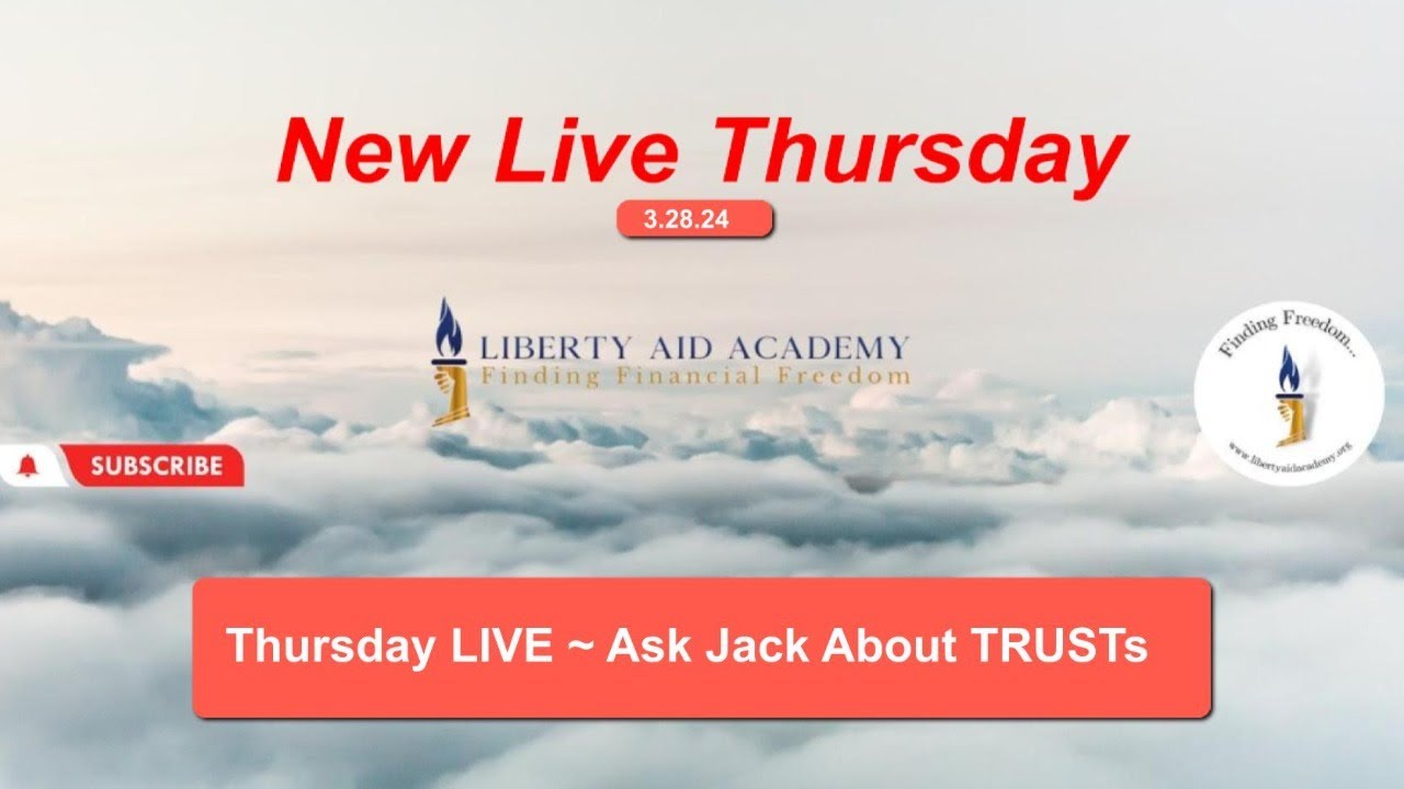 Thursday LIVE | Ask Jack About TRUSTs - YouTube