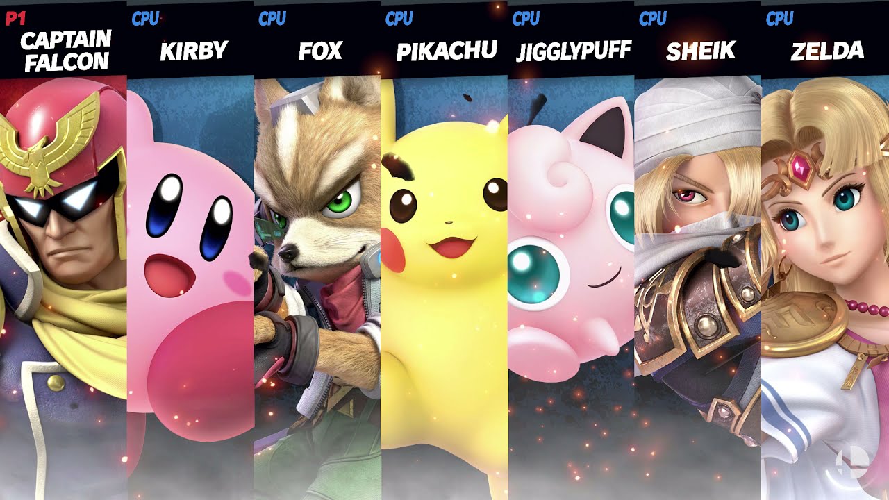 Super Smash Bros Ultimate Star & Screen KO: Lightweight Characters ...