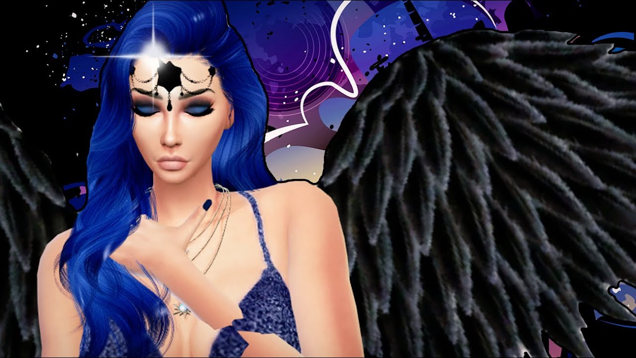 Princess Luna | Create A Sim | The Sims 4 - YouTube