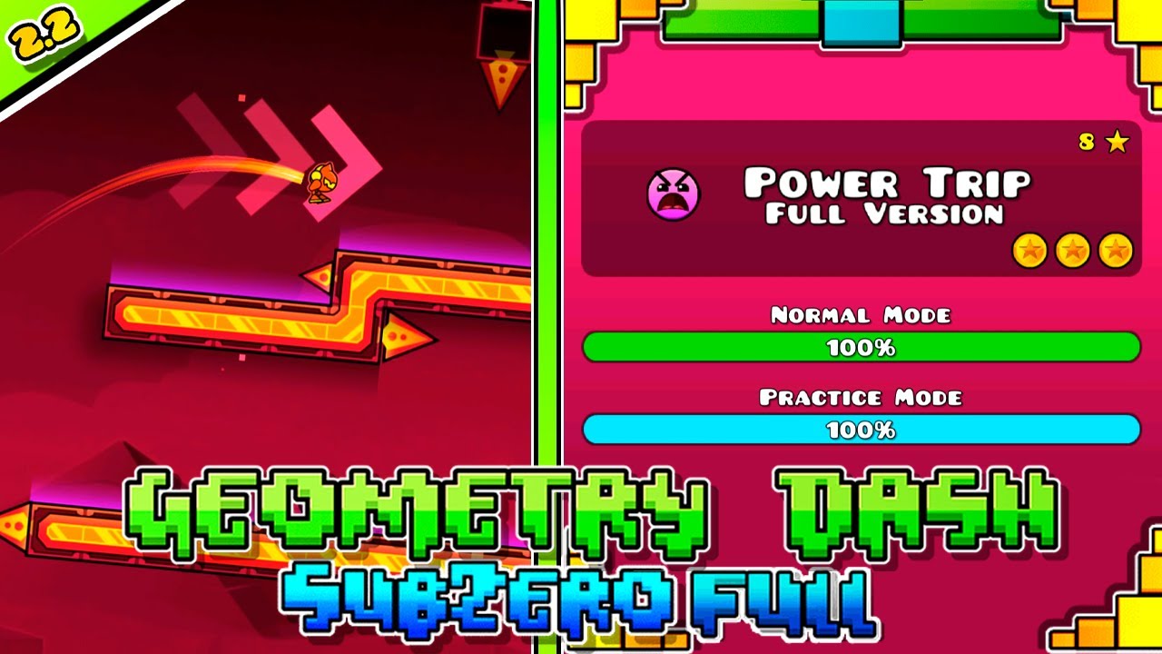Power Trip Full Version (All Secret Coins) | Geometry Dash SubZero Full Version | By ...