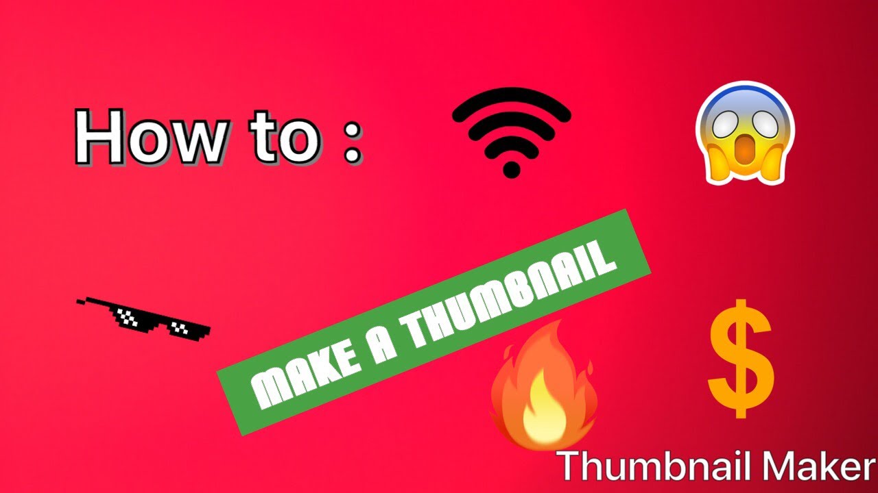 How to do a thumbnail 🤩 - YouTube