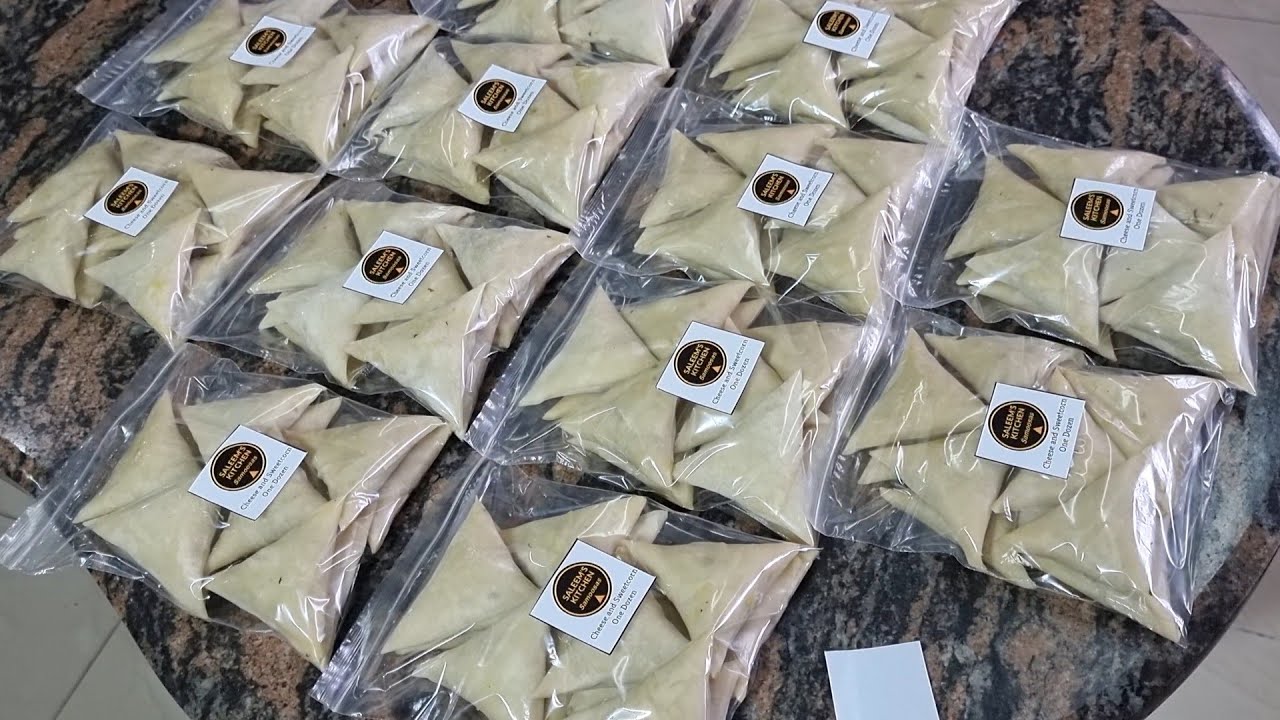 Best Homemade Samosa Making-12 Dozen Cheese & Corn-Quality Handmade ...