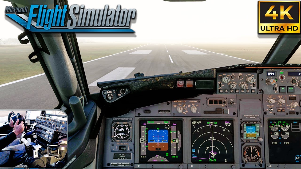 Flight Simulator Stunning Foggy Departure Bergerac | MSFS INSANE ...
