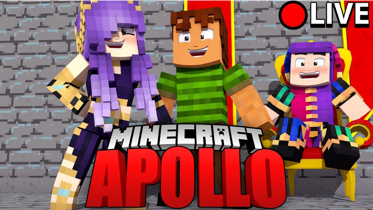 MINECRAFT APOLLO LIVESTREAM!!! - YouTube