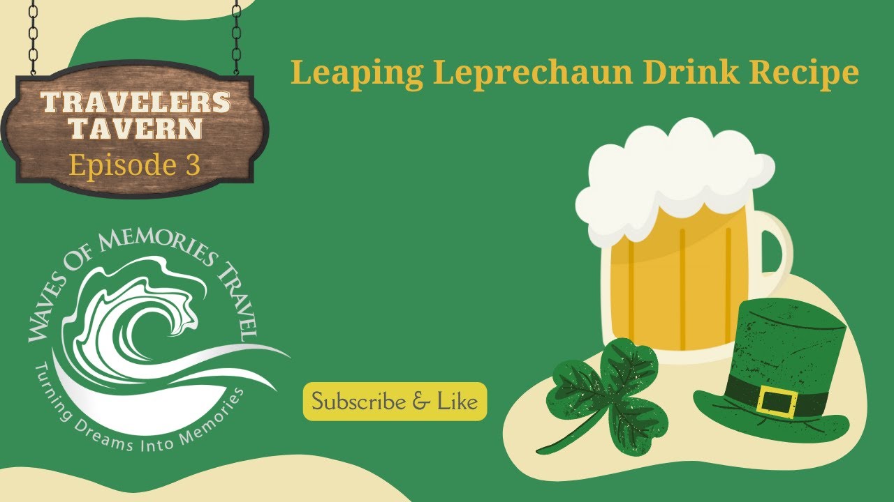 Leaping Leprechaun Cocktail Recipe - YouTube