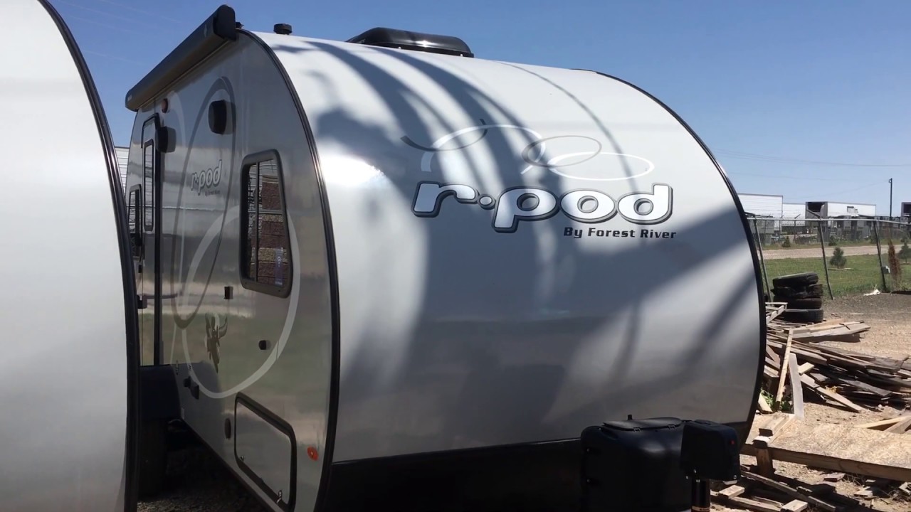 SOLD 2020 Forest River r-pod 190 Rear Living Travel Trailer - YouTube