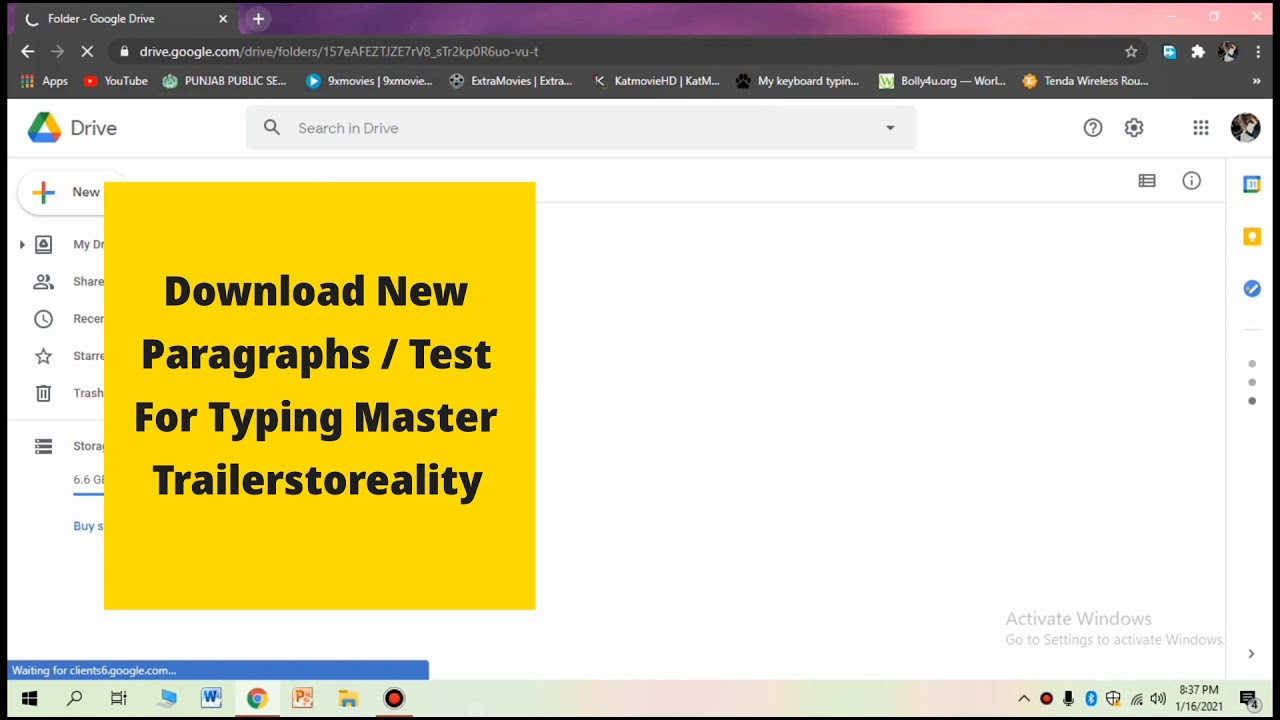9 Paragraphs / Test For Typing Master | Add New Paragraph In typing ...
