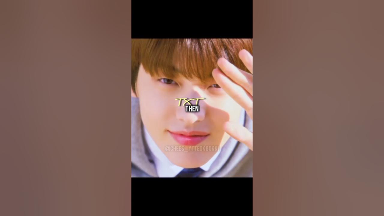TXT THEN VS NOW #kpop #txt #foryou #edit #viral - YouTube