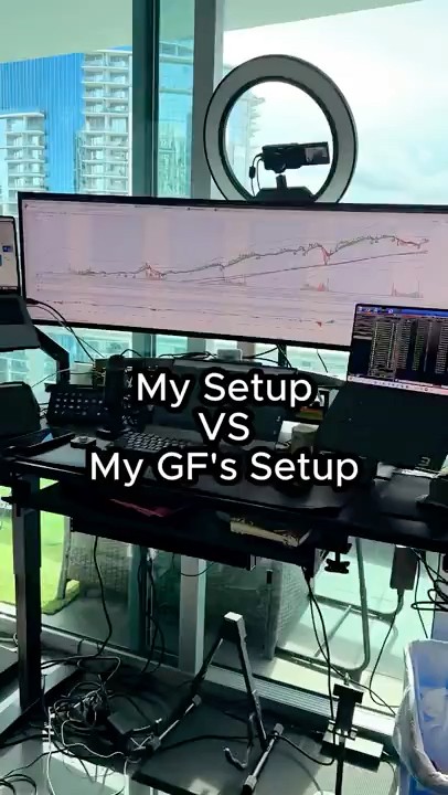 My Setup Vs. My GF's Setup... - YouTube