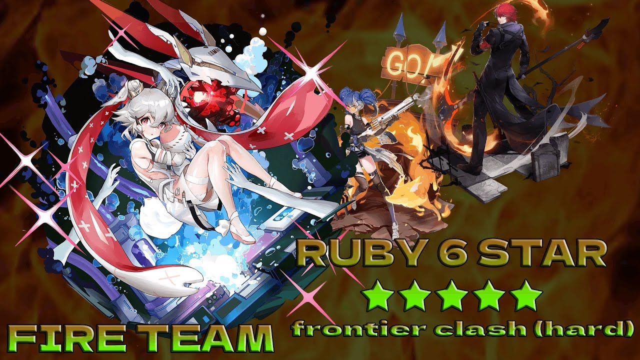 Ruby ★6 star + Cobalt B ★6 star + King Frontier Clash HARD # ...