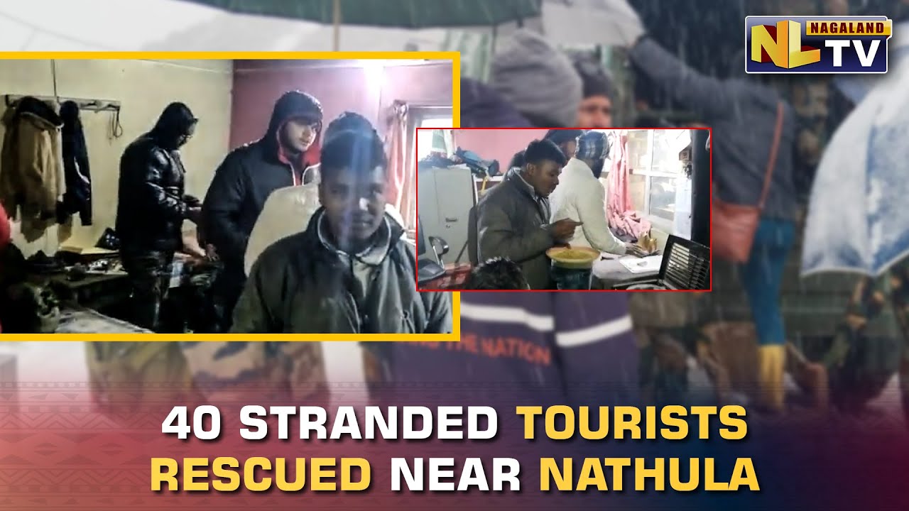 BRO RESCUES 40 TOURIST STRANDED NEAR NATHULA - YouTube