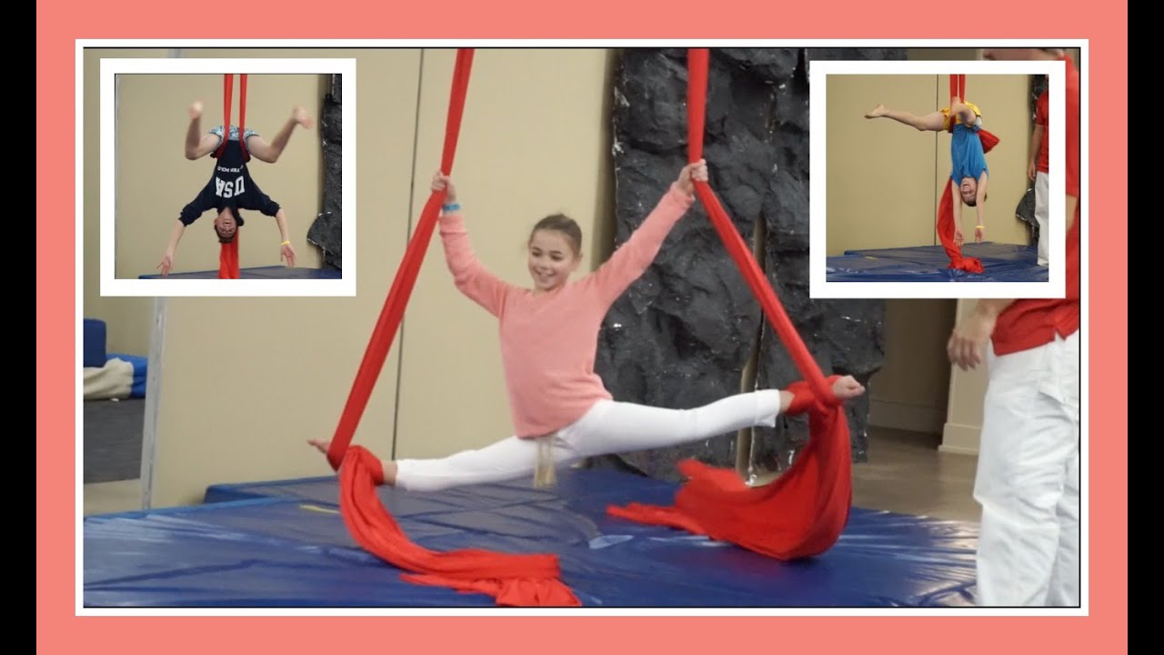 We Go To Circus School! | Flippin' Katie - YouTube