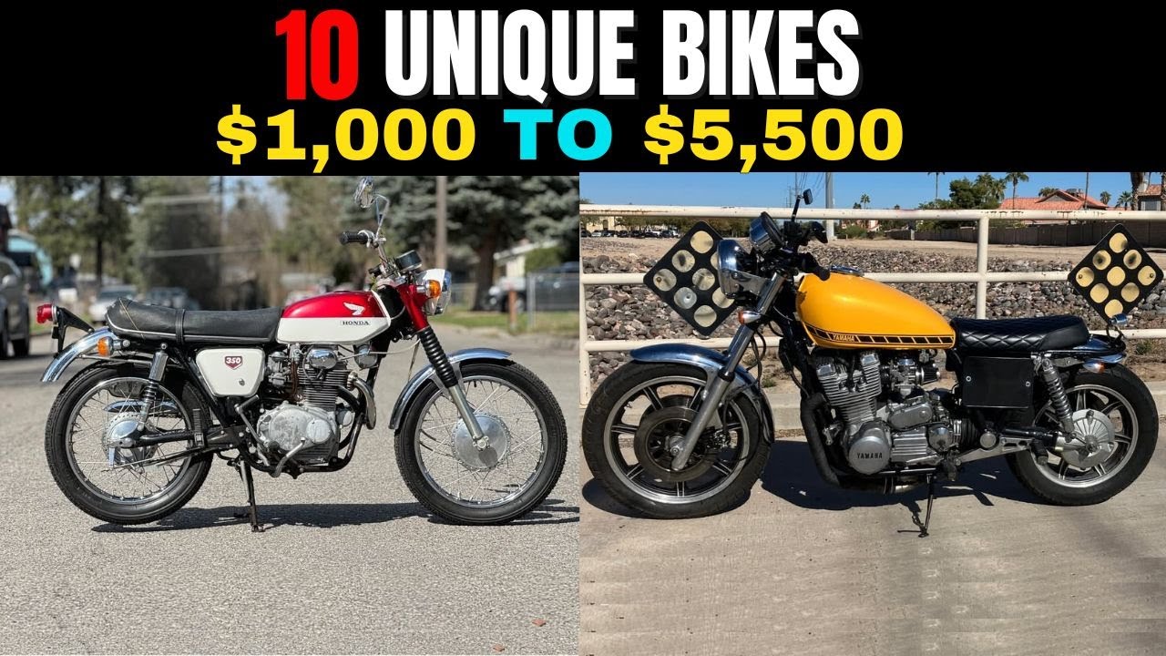 Top 10 Classic Motorcycles Under $5K – Unbelievable Deals! - YouTube