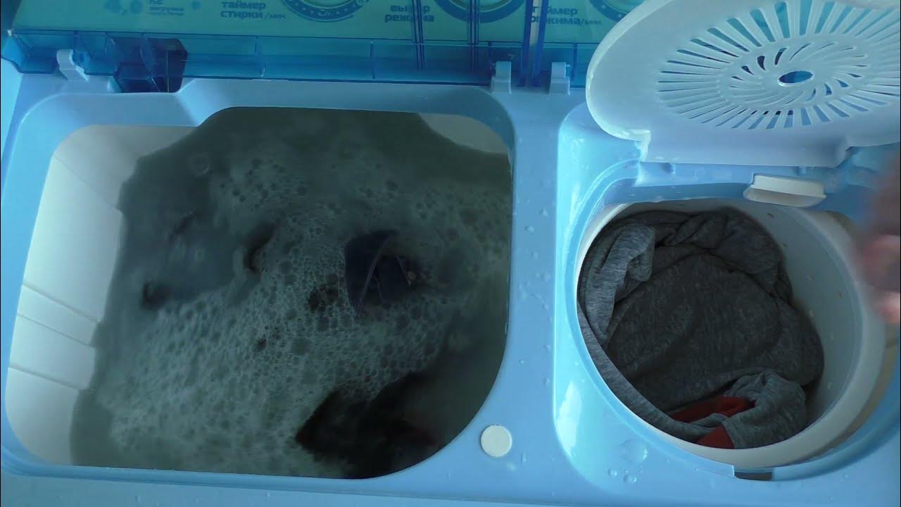 Стиральная машина Renova WS-40 PET Двойная стирка - YouTube