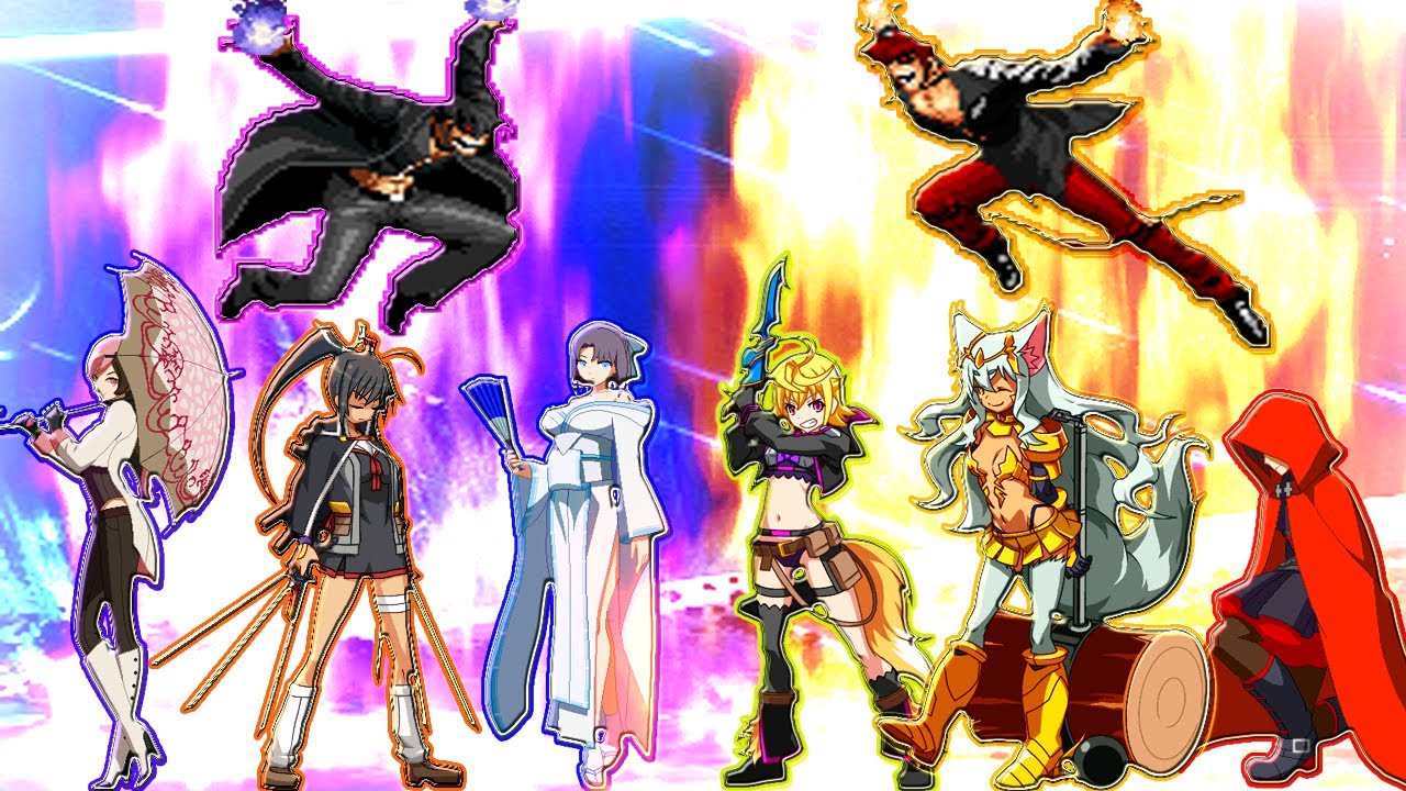 Kof mugen: "Yagami y sus Waifus Team vs Yasakani y sus Waifus Team ...