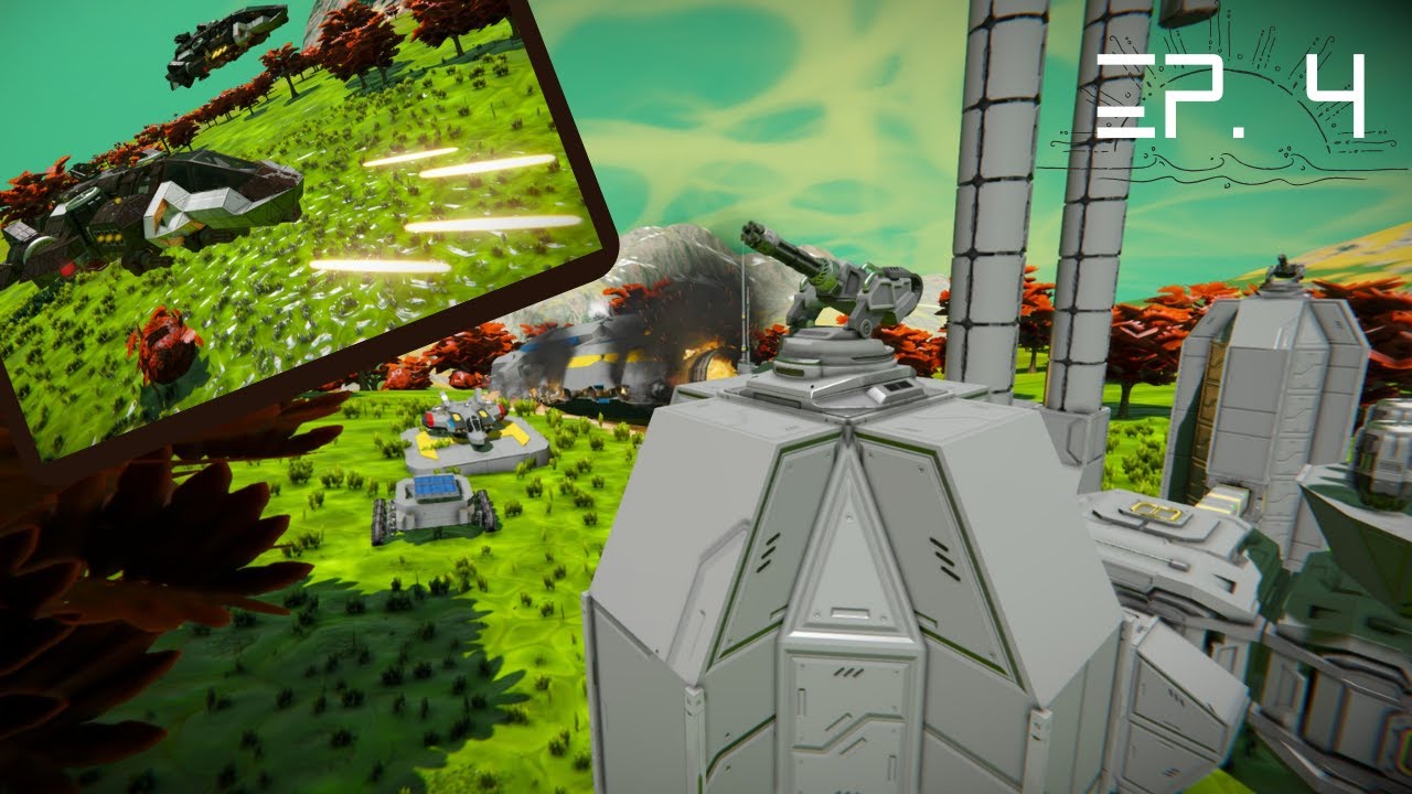 We're under attack, Space Engineers New Horizons Ep. 4 - YouTube