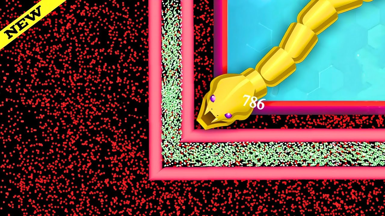 AMEZING NEW release update zone gameplays🐉Gold Snake io world record ...