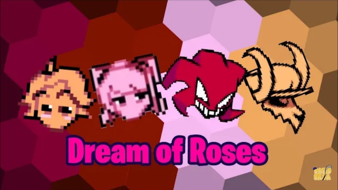 Dream of Roses | FNF Cover Senpai, Monika, Agoti and Tabi - YouTube