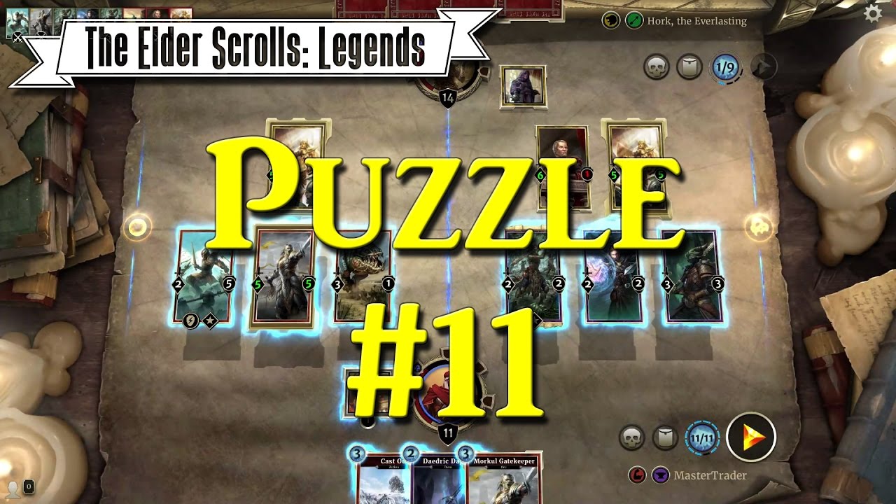 The Elder Scrolls: Legends Puzzle #11 - YouTube