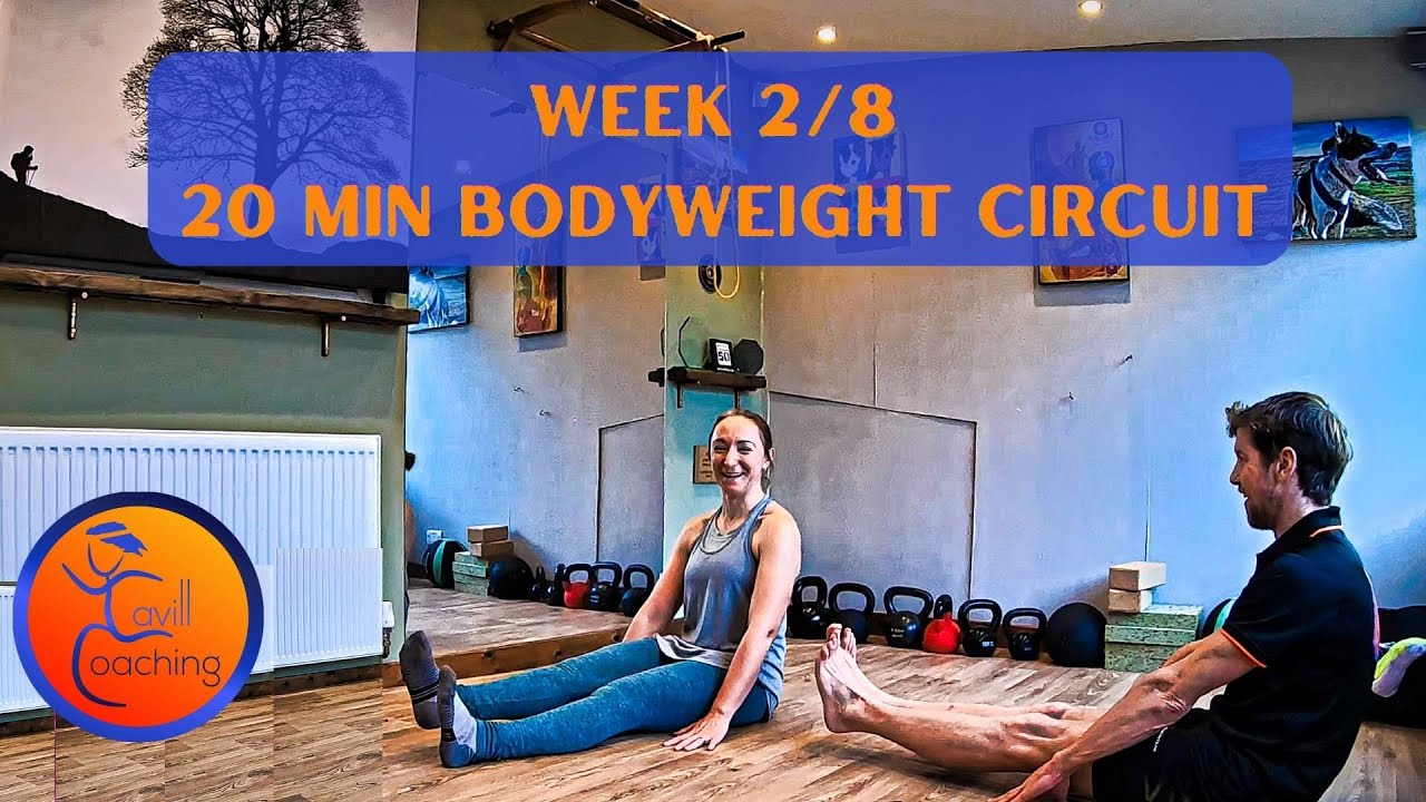 Body weight workouts. Week 2 of 8 - Circuit session - YouTube