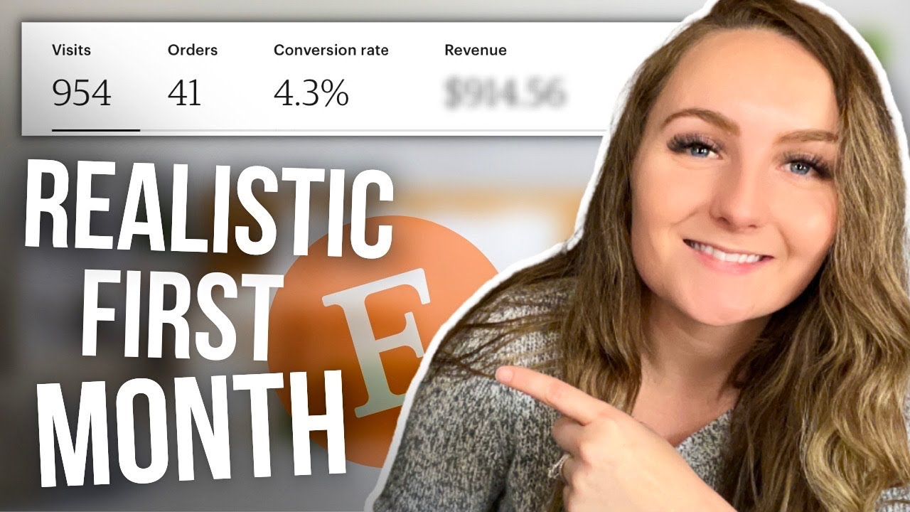 REALISTIC First Month SELLING on Etsy - YouTube