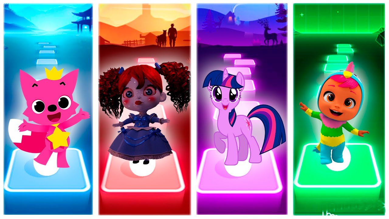 Pink Fong VS Poppy VS My Little Pony VS Kitoons| Funny Hop Music - YouTube