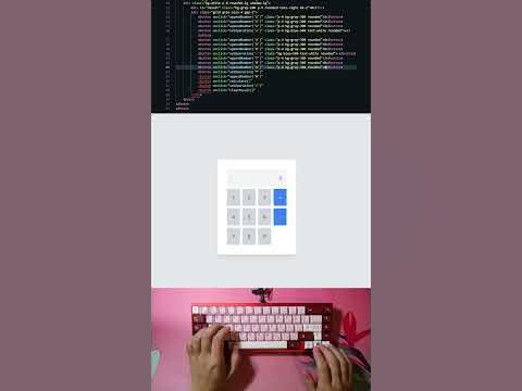 Crafting a Calculator with HTML & CSS 📟 ASMR Coding Session 🎧 #HTMLCSS #ASMR #WebDevelopment ...