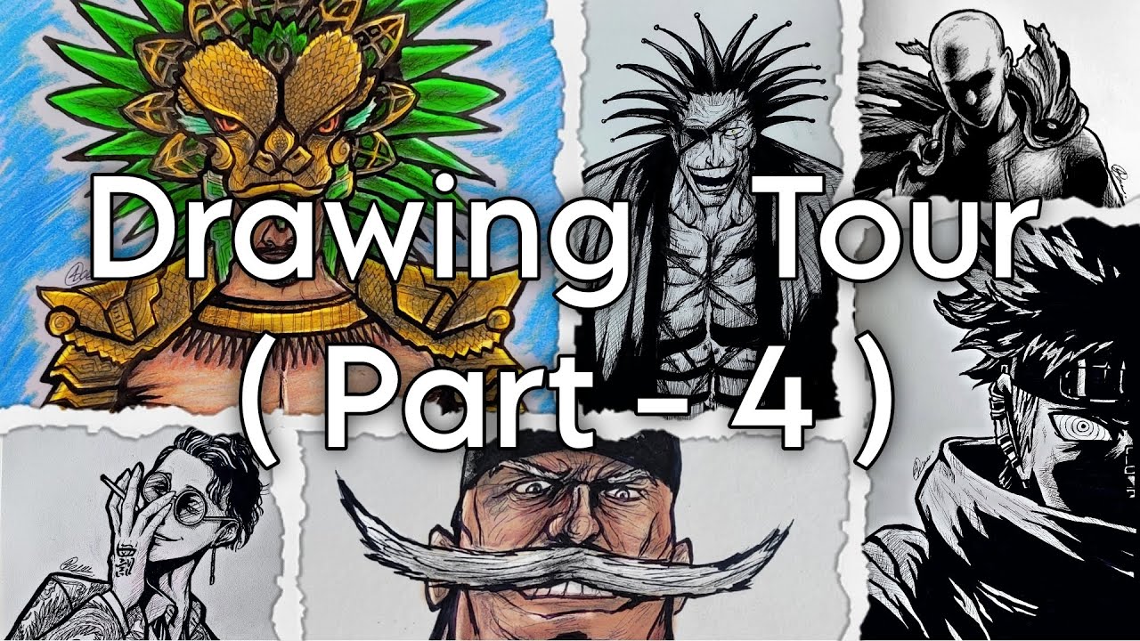 Drawing Tour ( part - 4 )... - YouTube