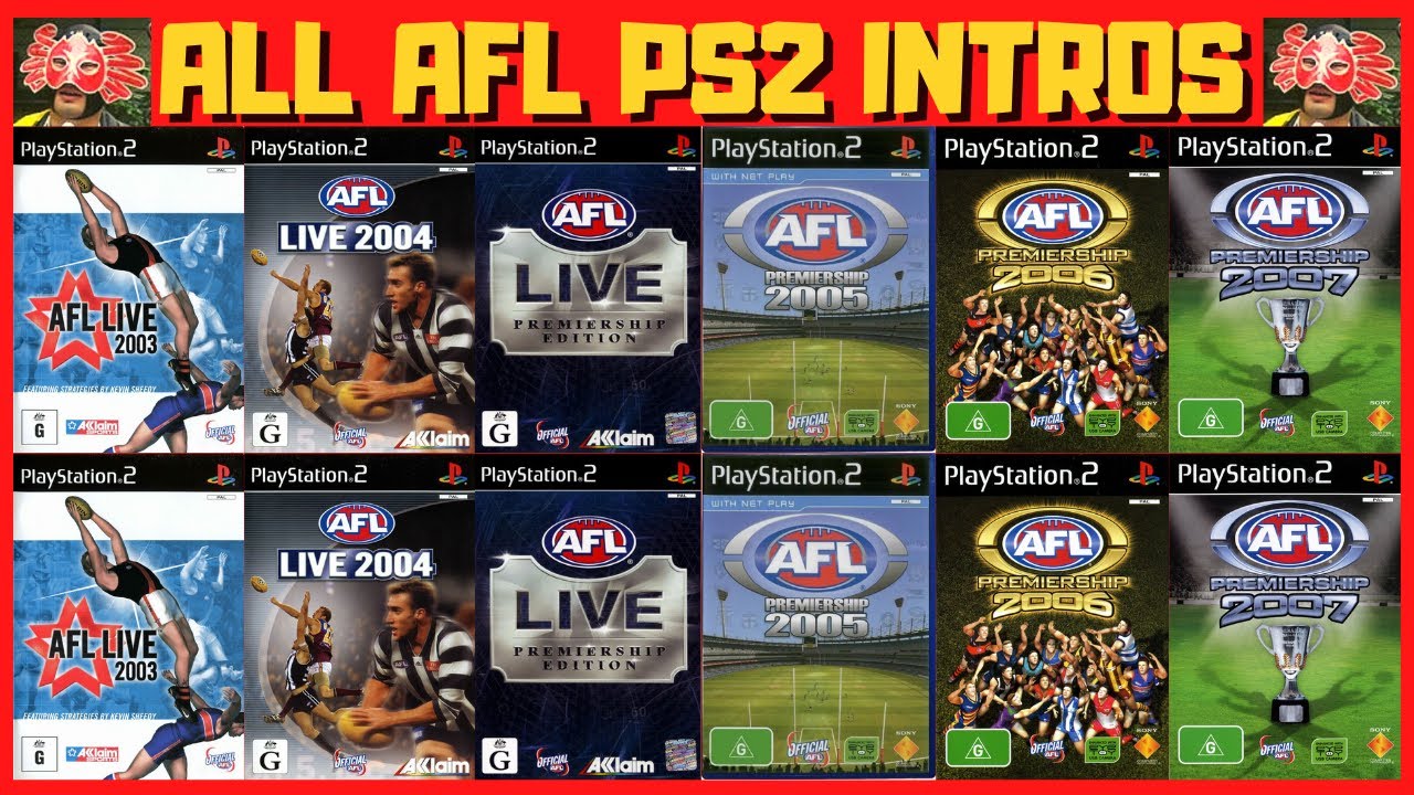 All AFL PS2 Game Intros - AFL 2003, 2004, Premiership, 2005, 2006 and ...