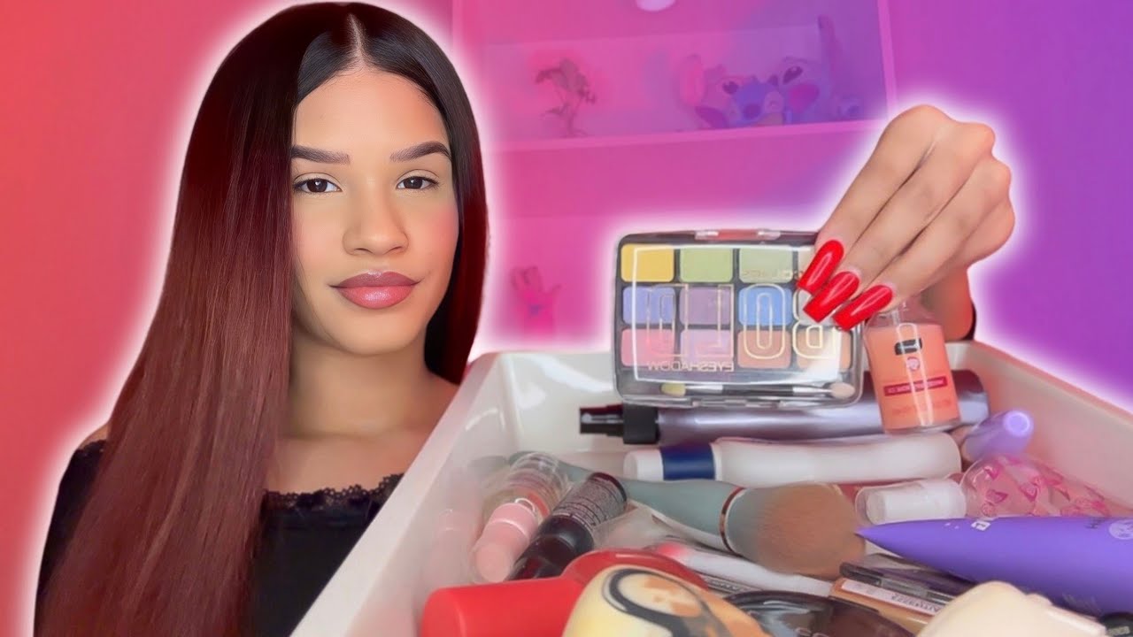 Asmr doing your makeup until you fall asleep - YouTube