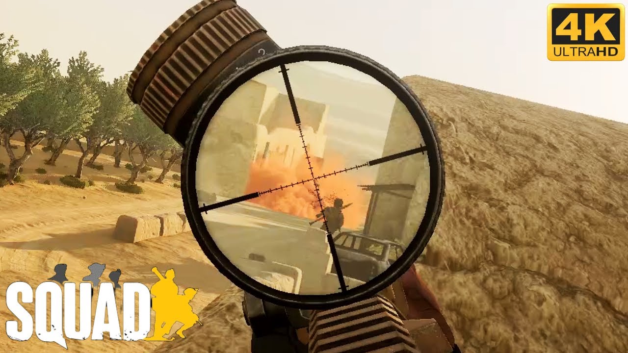 Marksman Defending the Position! | Squad - YouTube
